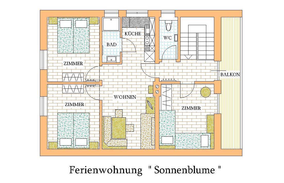 78 M² Ferienwohnung ∙ 3 Schlafzimmer ∙ 7 Gäste - Windischgarsten