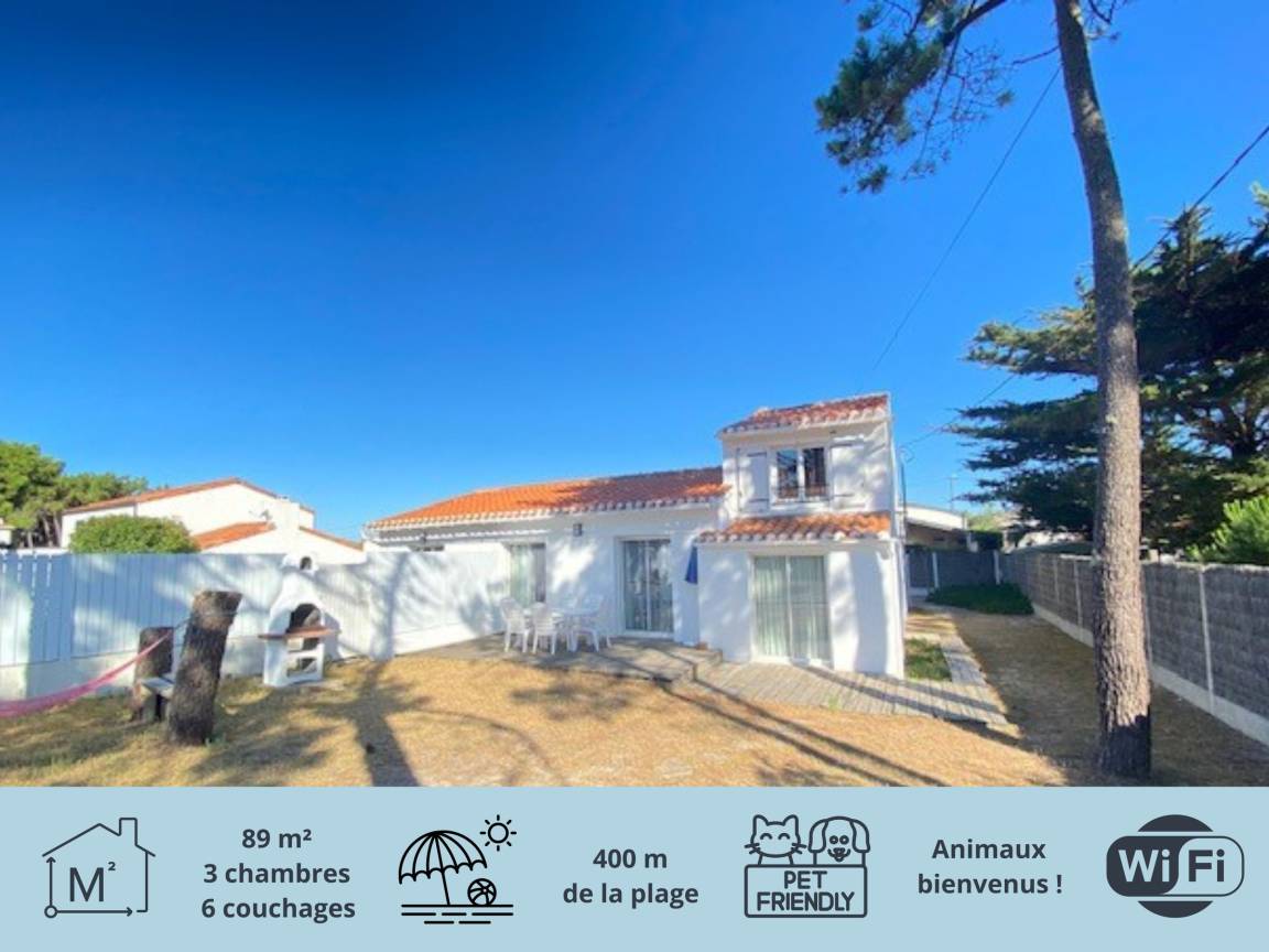 89 M² Maison De Vacances ∙ 3 Chambres ∙ 6 Personnes - Bretignolles-sur-Mer