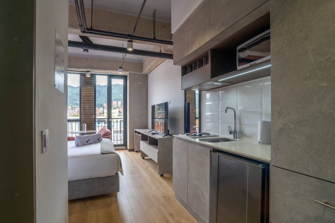 27 M² Apartamento ∙ 1 Habitación ∙ 2 Huéspedes - Bogotá