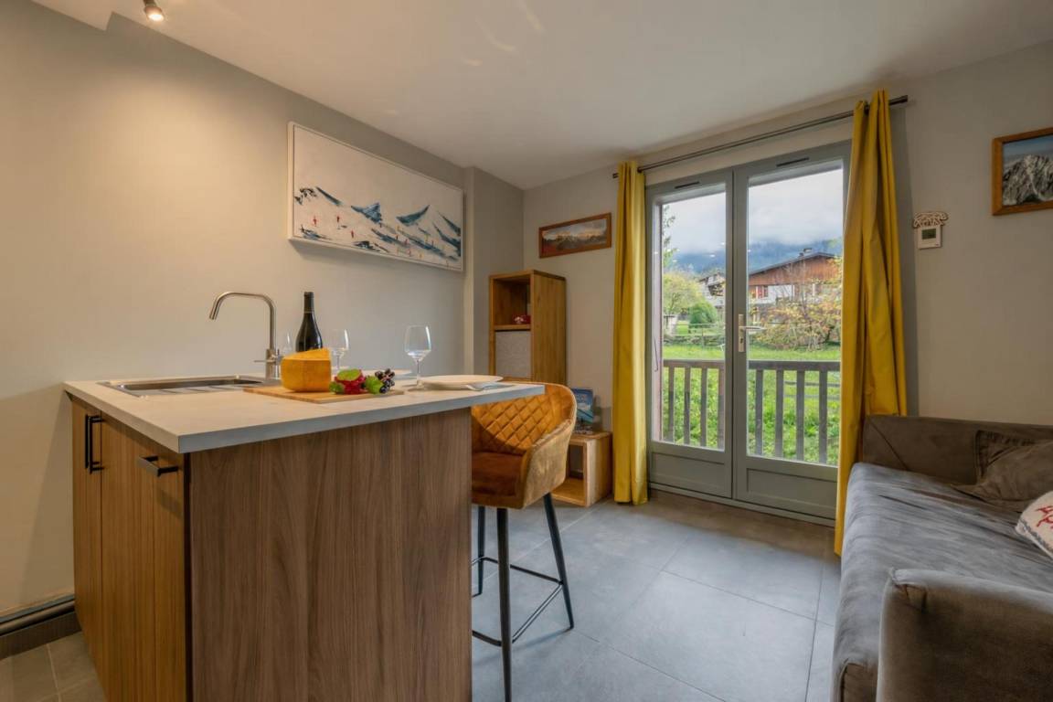 20 M² Studio ∙ 3 Personnes - Lac de Pormenaz