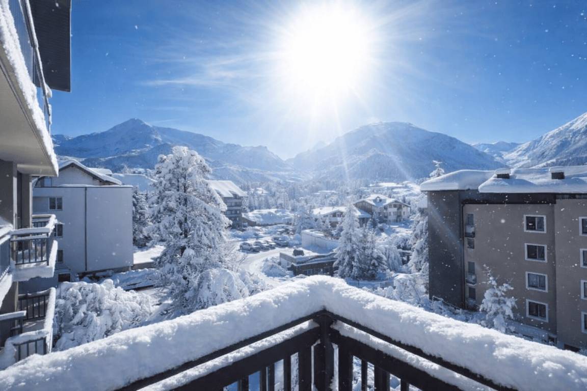 25 M² Studio Flat ∙ 4 Guests - Briançon