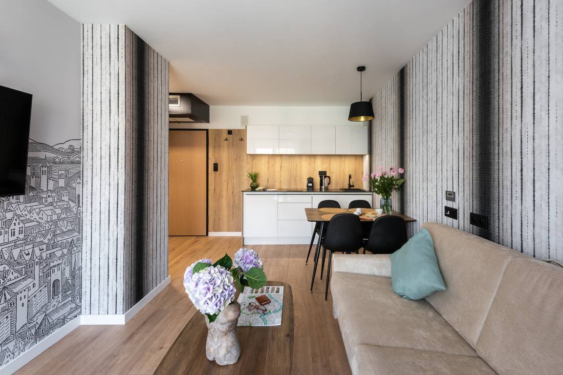 34 M² Apartment ∙ 1 Bedroom ∙ 4 Guests - Krakow