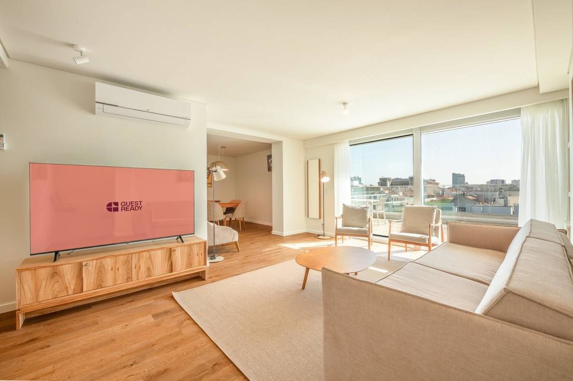 132 M² Apartamento ∙ 2 Quartos ∙ 6 Hóspedes - Marvila