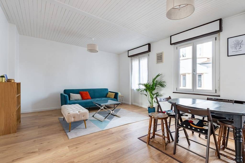 69 M² Ferienwohnung ∙ 1 Schlafzimmer ∙ 4 Gäste - Strassburg