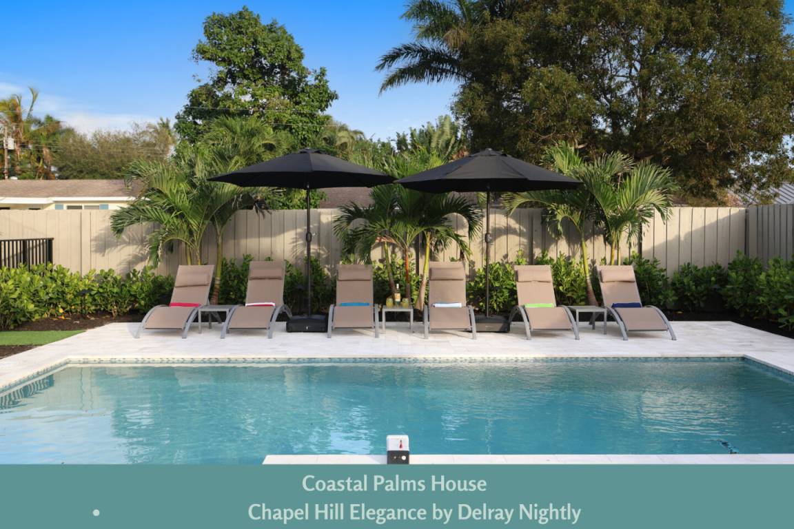 158 M² House ∙ 3 Bedrooms ∙ 6 Guests - Delray Beach, FL