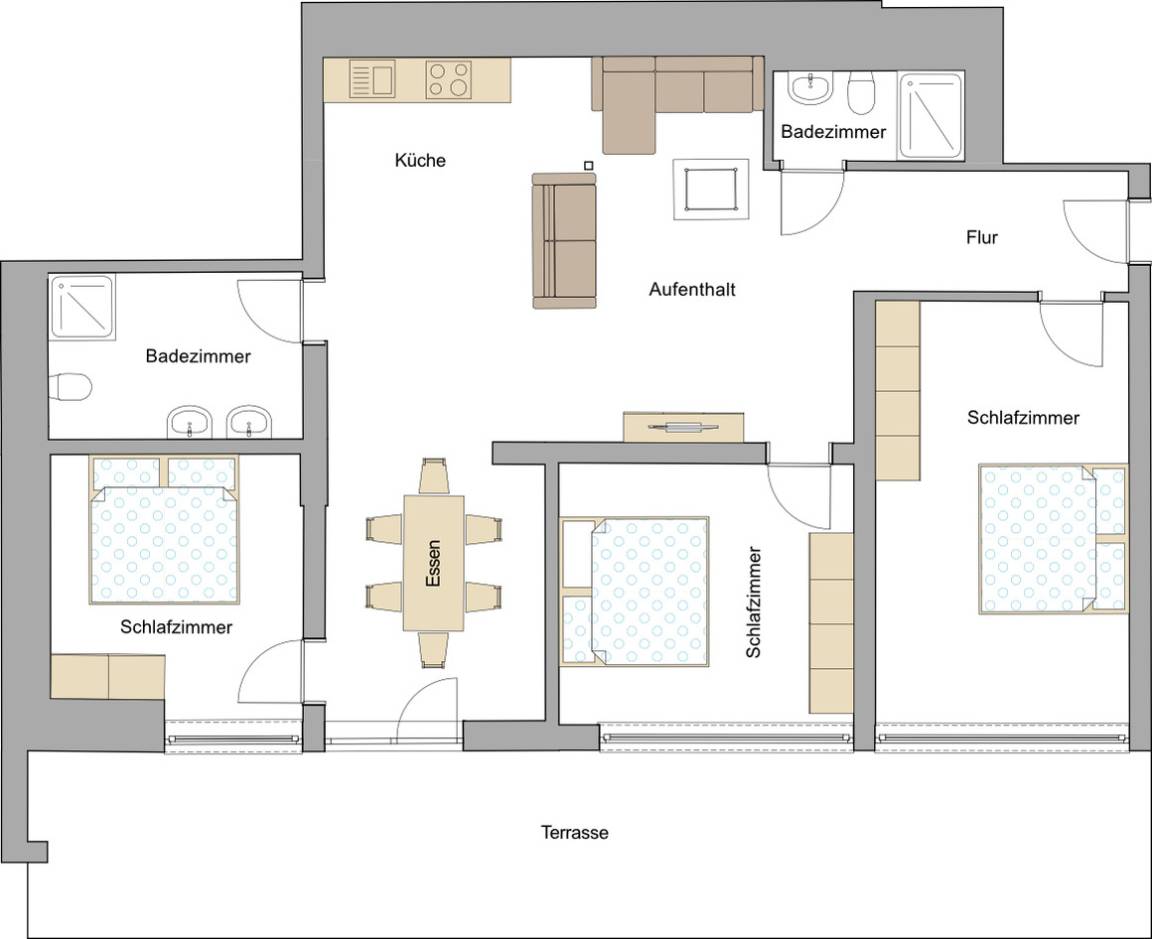 100 M² Appartamento Vacanza ∙ 3 Camere Da Letto ∙ 5 Ospiti - Schwangau