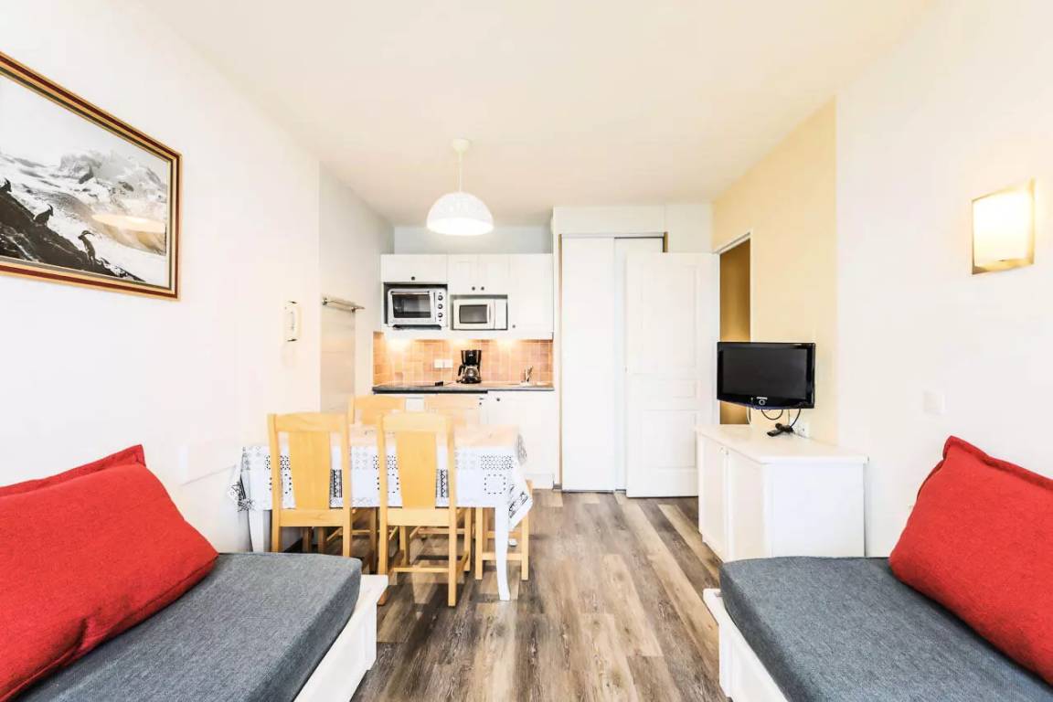 28 M² Appartement ∙ 1 Slaapkamer ∙ 5 Gasten - Valmeinier