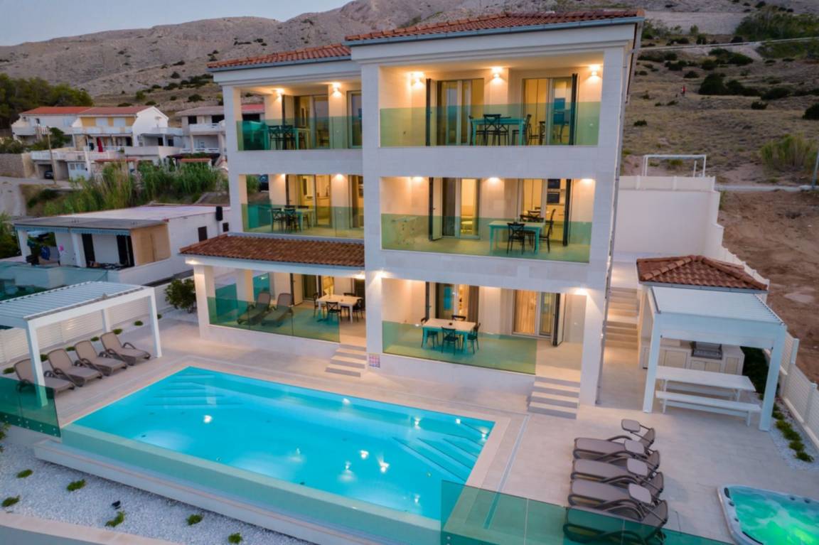 55 M² Villa ∙ 1 Schlafzimmer ∙ 4 Gäste - Pag