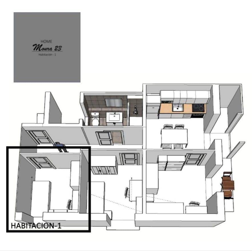 80 M² Private Room ∙ 1 Bedroom ∙ 1 Guest - Barcelona
