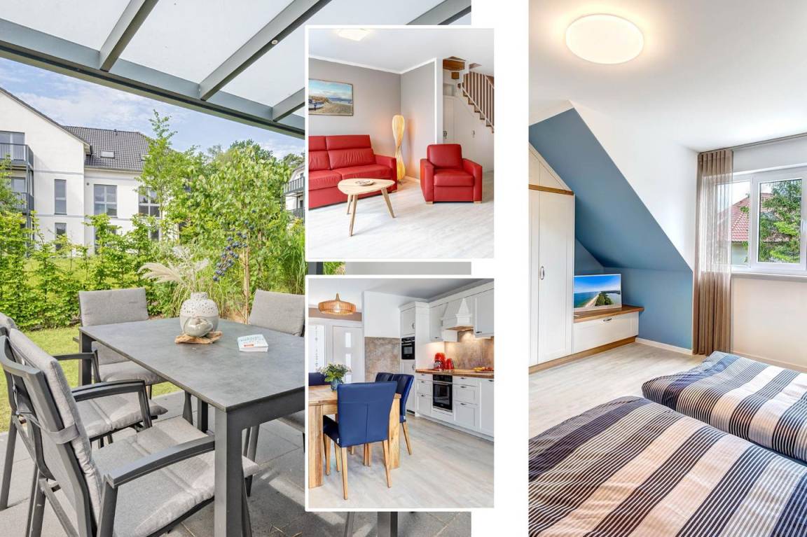 94 M² Ferienhaus ∙ 2 Schlafzimmer ∙ 5 Gäste - Koserow