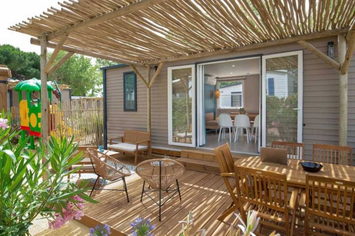 33 M² Camping ∙ 3 Chambres ∙ 6 Personnes - Marseillan