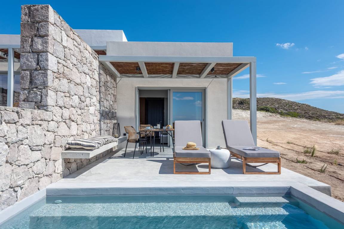 ヴィラ ∙ 寝室: 1 ∙ ゲスト4 人 - ミロス島