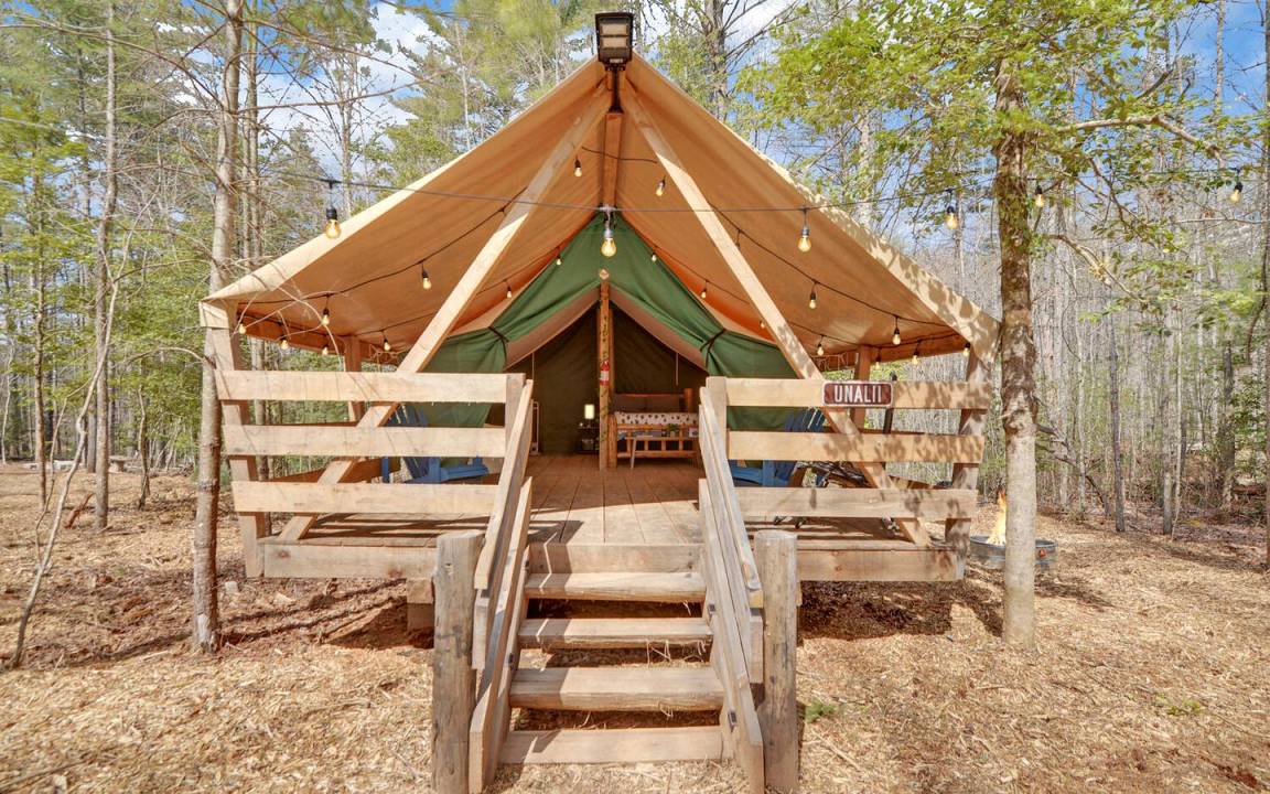 Camping-unterkunft ∙ 1 Schlafzimmer ∙ 2 Gäste - Suches, GA