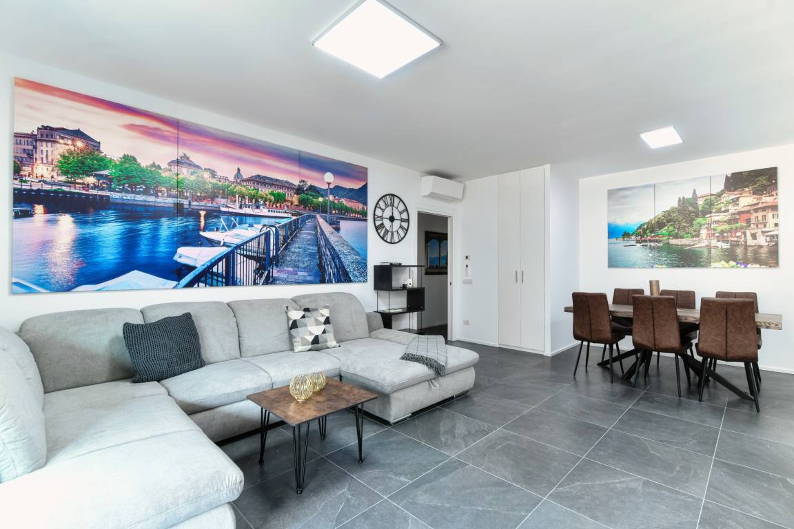120 M² Ferienwohnung ∙ 3 Schlafzimmer ∙ 8 Gäste - Como