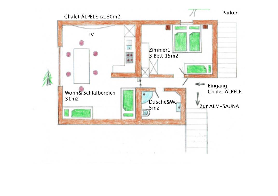 60 M² Apartment ∙ 1 Bedroom ∙ 5 Guests - Lech
