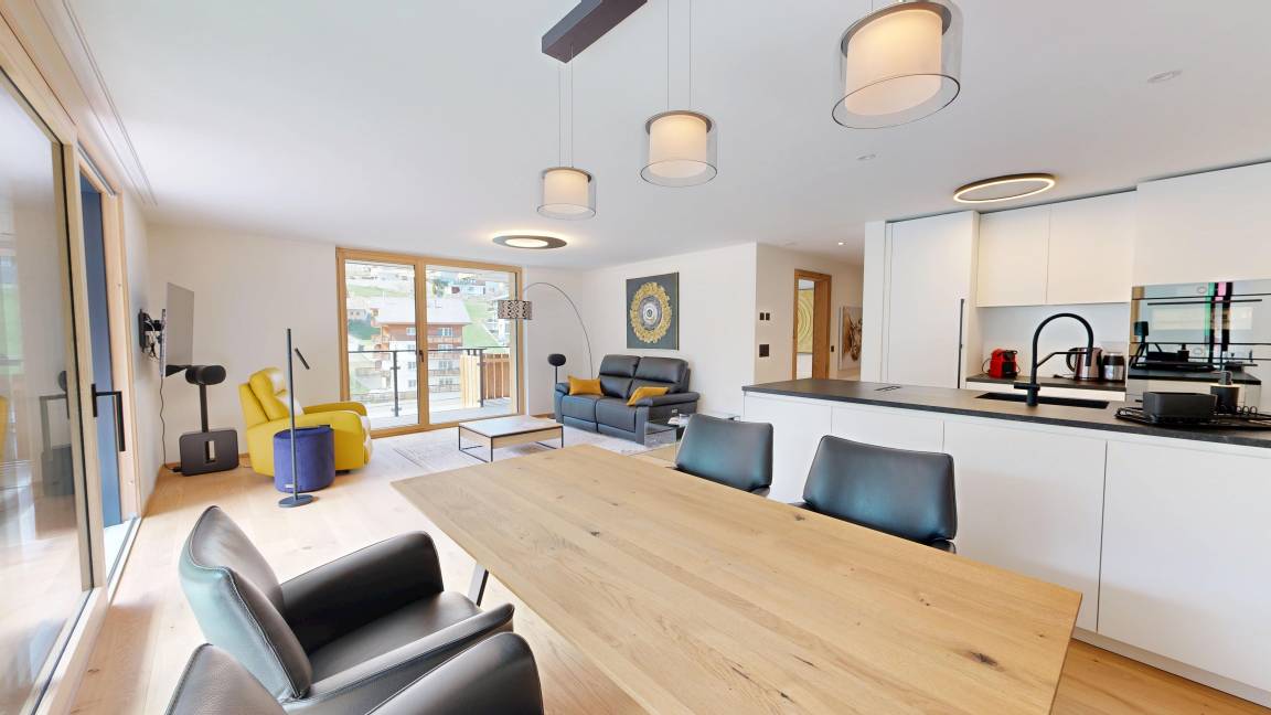 87 M² Apartamento ∙ 2 Quartos ∙ 4 Hóspedes - Saas-Fee