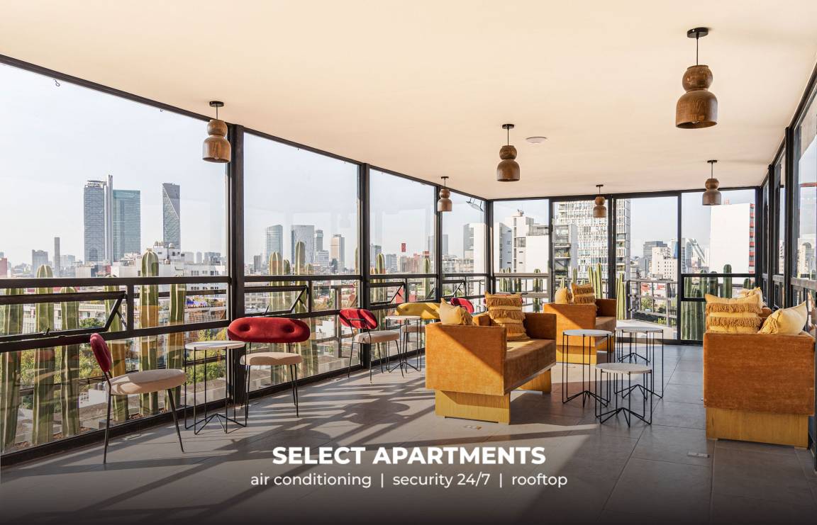 Apartment ∙ 1 Bedroom ∙ 2 Guests - Mexico City