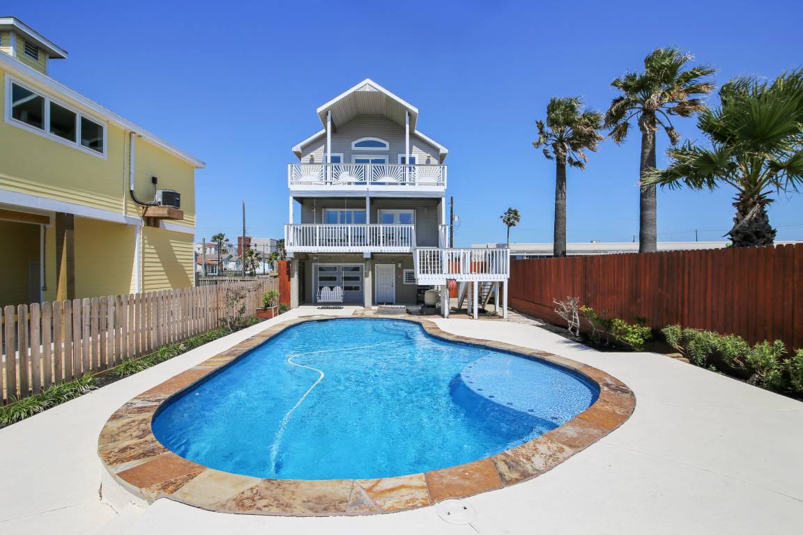 180 M² House ∙ 4 Bedrooms ∙ 15 Guests - Galveston, TX