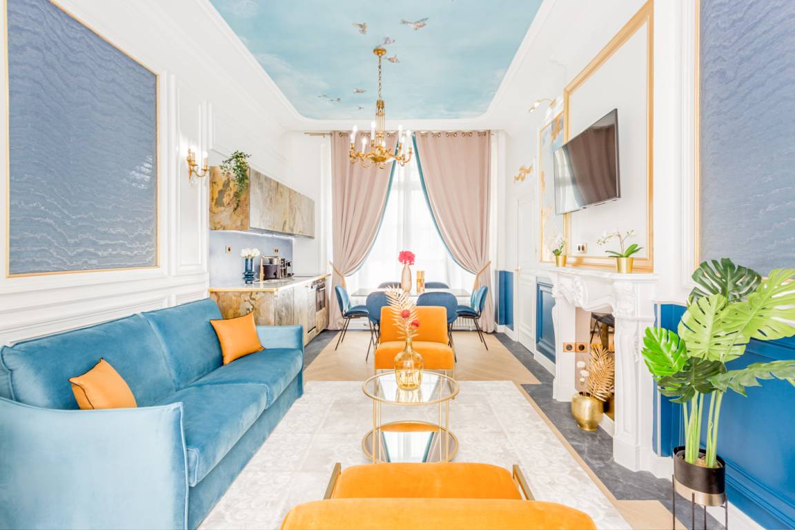 50 M² Appartement ∙ 2 Chambres ∙ 6 Personnes - Parc Monceau