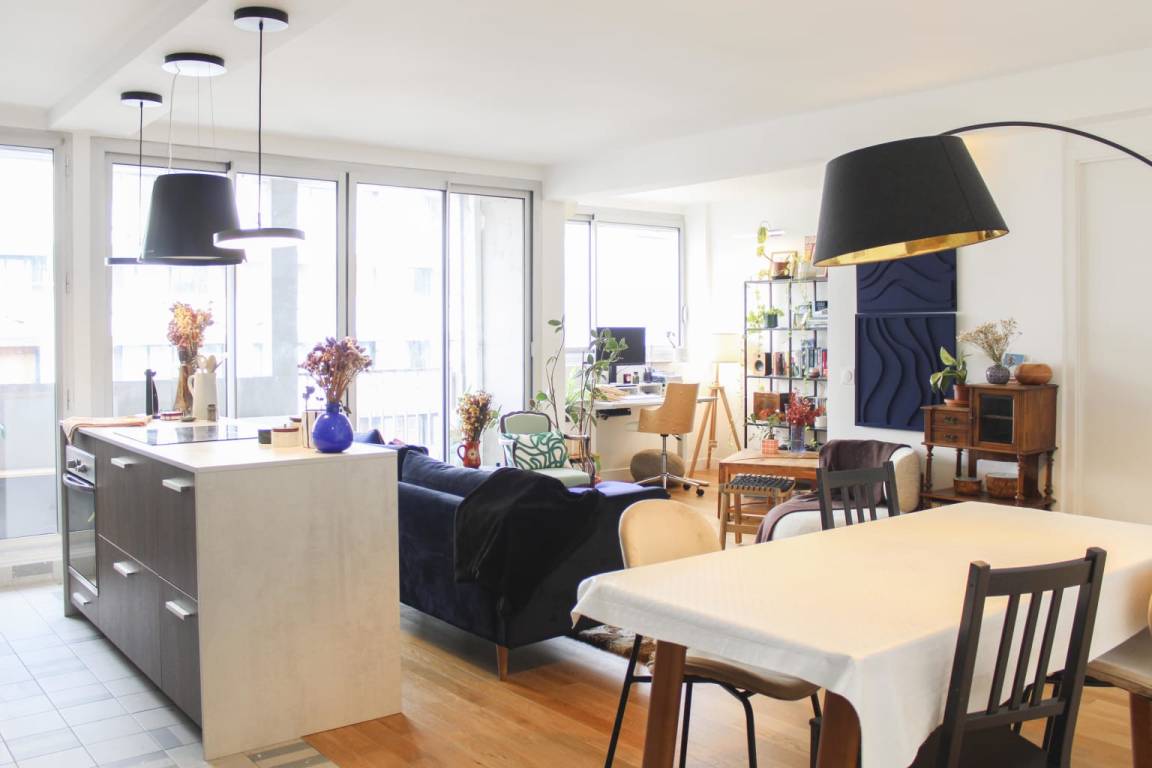 63 M² Apartamento ∙ 1 Habitación ∙ 4 Huéspedes - París