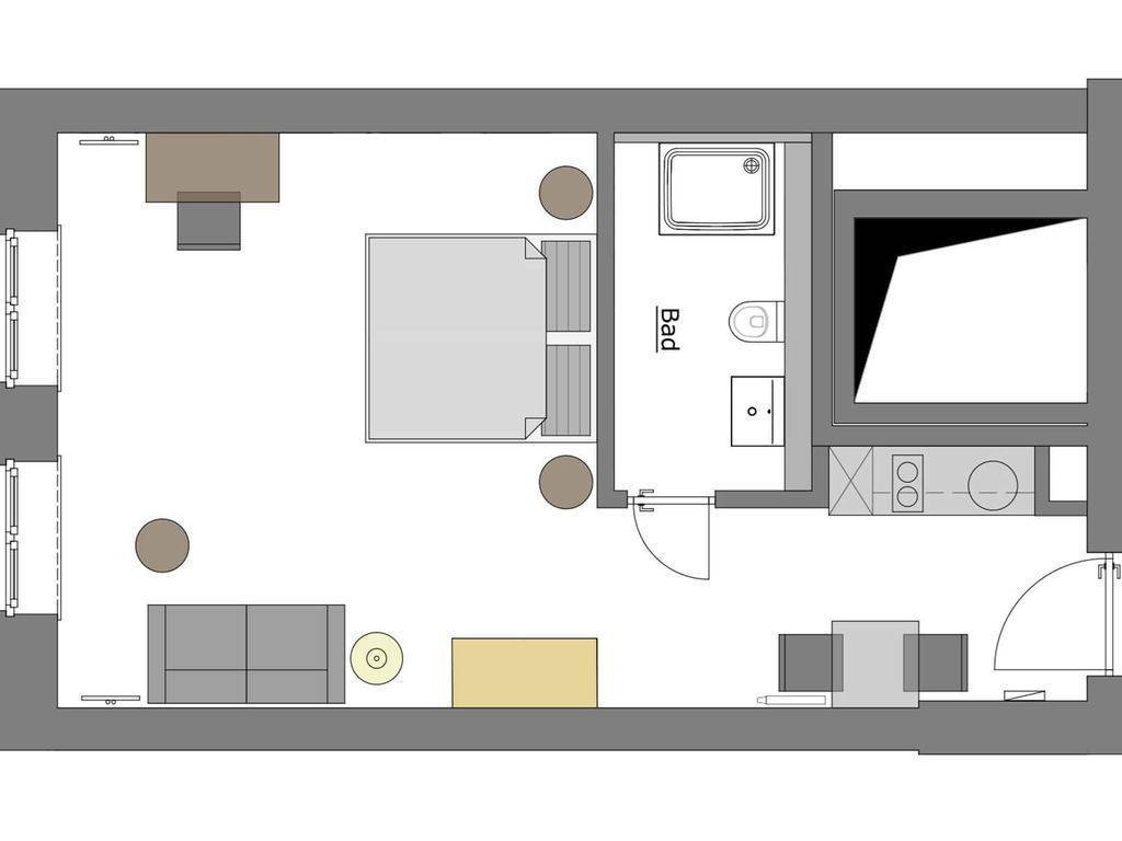 30 M² Ferienwohnung ∙ 1 Schlafzimmer ∙ 2 Gäste - Emden