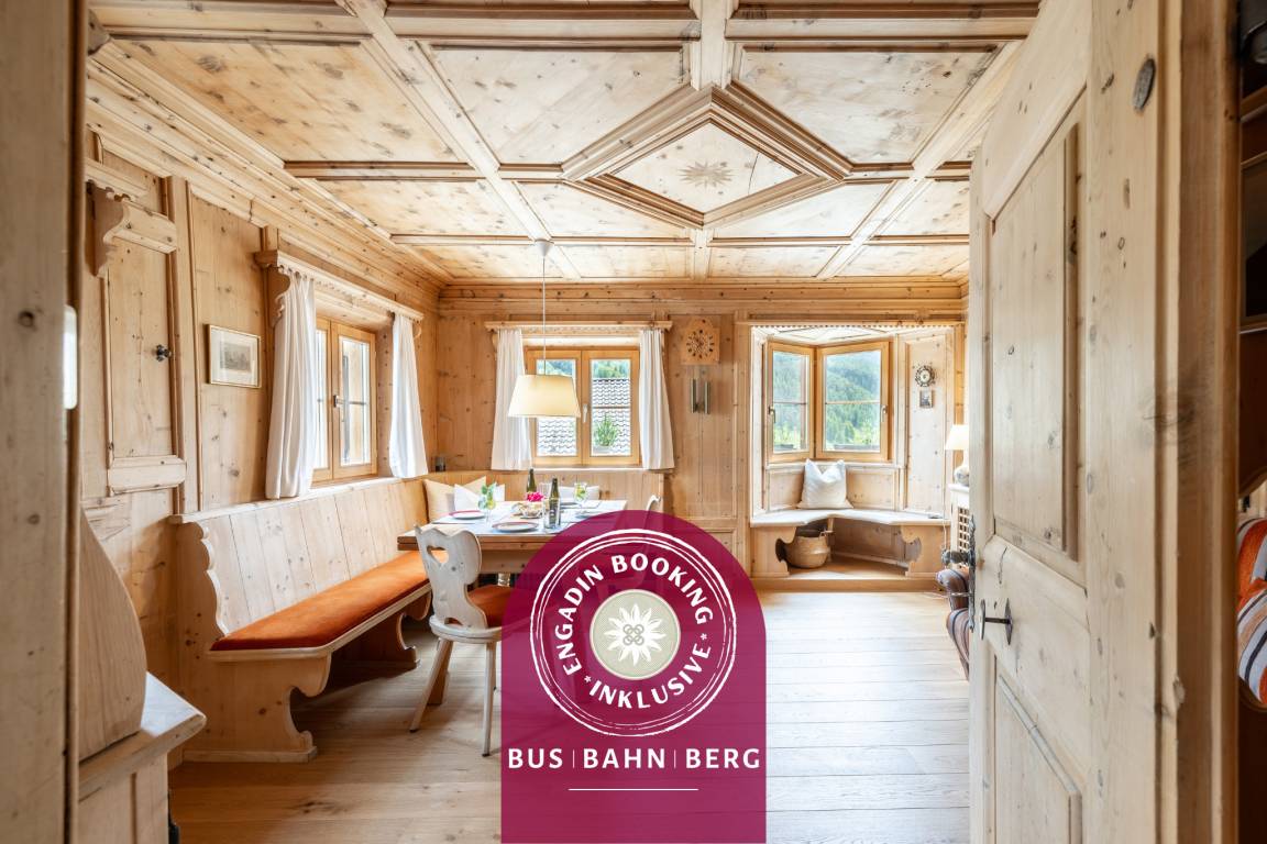 140 M² Ferienwohnung ∙ 4 Schlafzimmer ∙ 10 Gäste - Ardez