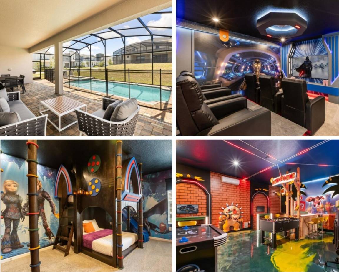 407 M² Talo ∙ 9 Makuuhuonetta ∙ 18 Vierasta - St. Cloud, FL