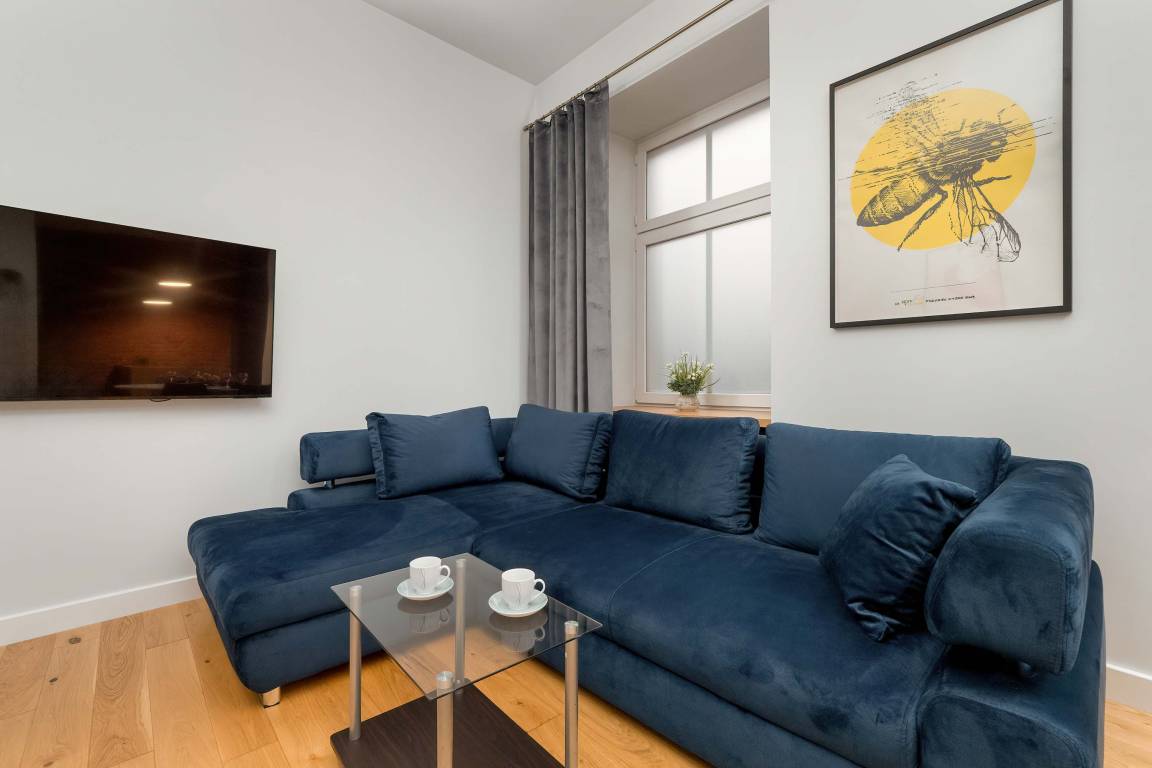 45 M² Apartament ∙ 4 Gości - Łódź