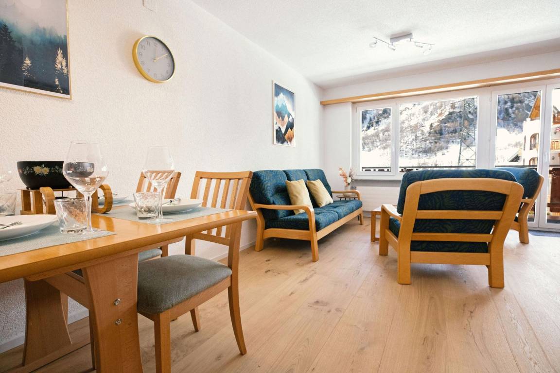 50 M² Apartamento ∙ 1 Quarto ∙ 5 Hóspedes - Leukerbad