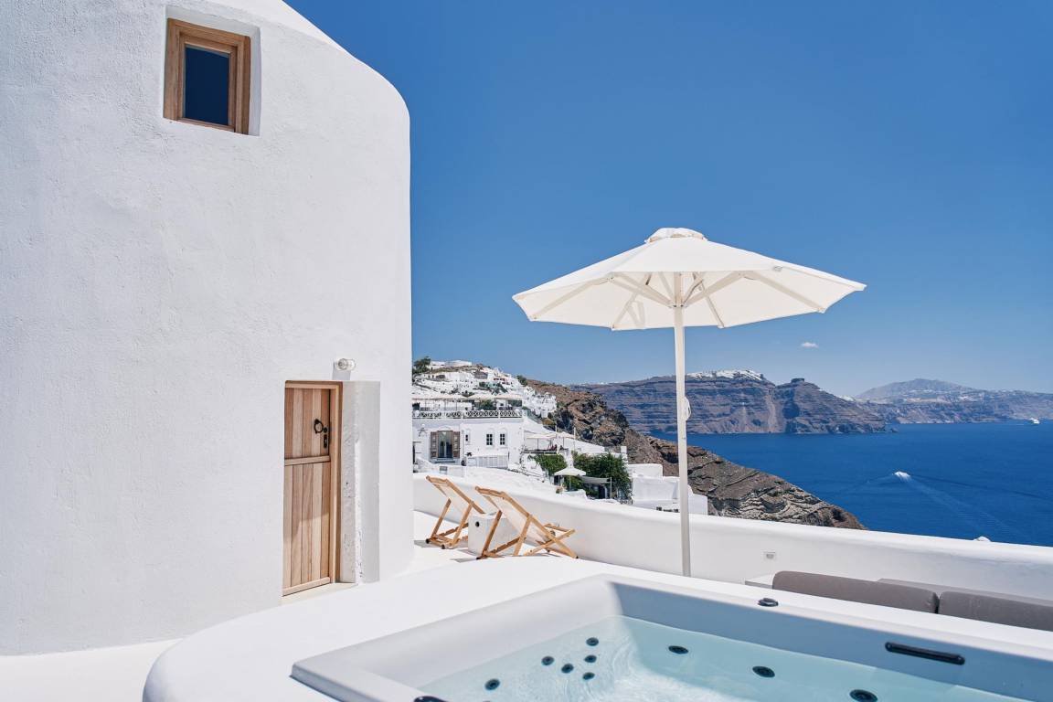 100 M² Apartamento ∙ 2 Quartos ∙ 4 Hóspedes - Santorini