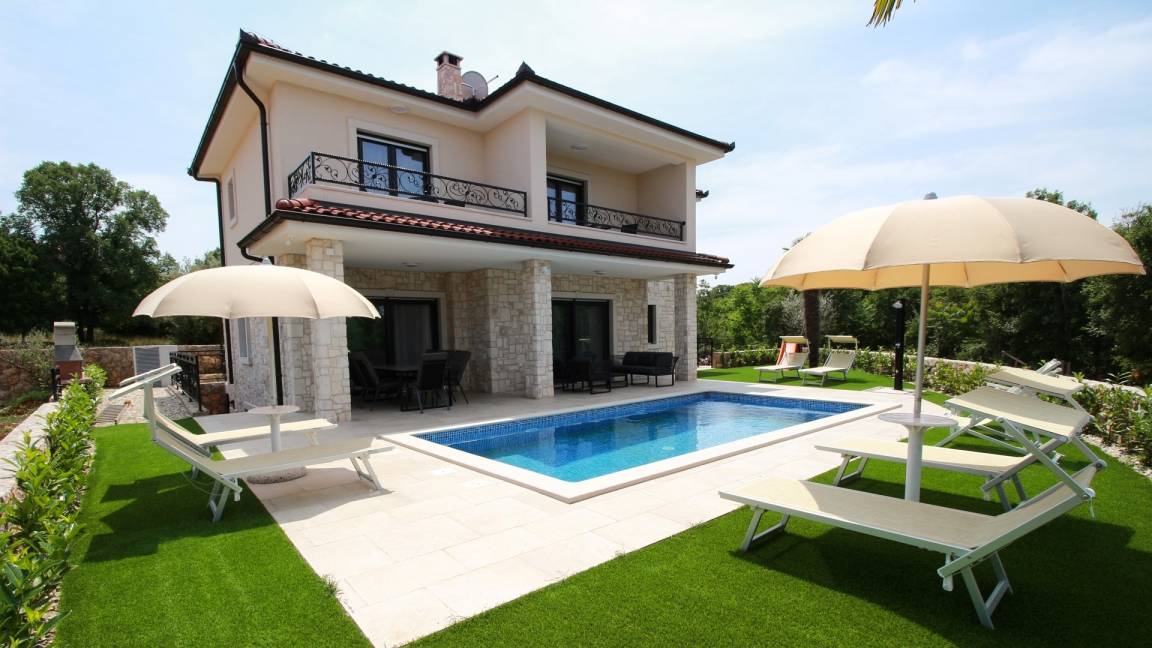 228 M² Villa ∙ 5 Slaapkamers ∙ 10 Gasten - Krk