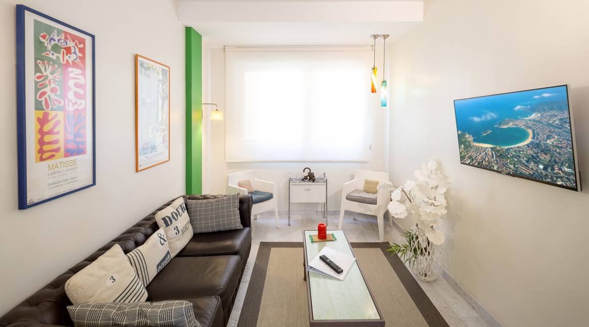 90 M² Apartment ∙ 3 Bedrooms ∙ 5 Guests - San Sebastián