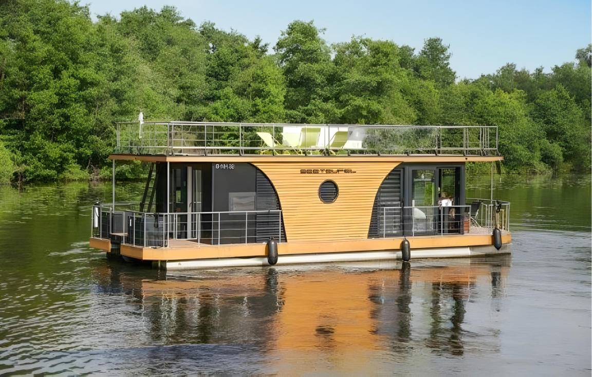 30 M² Hausboot ∙ 2 Schlafzimmer ∙ 4 Gäste - Rathenow