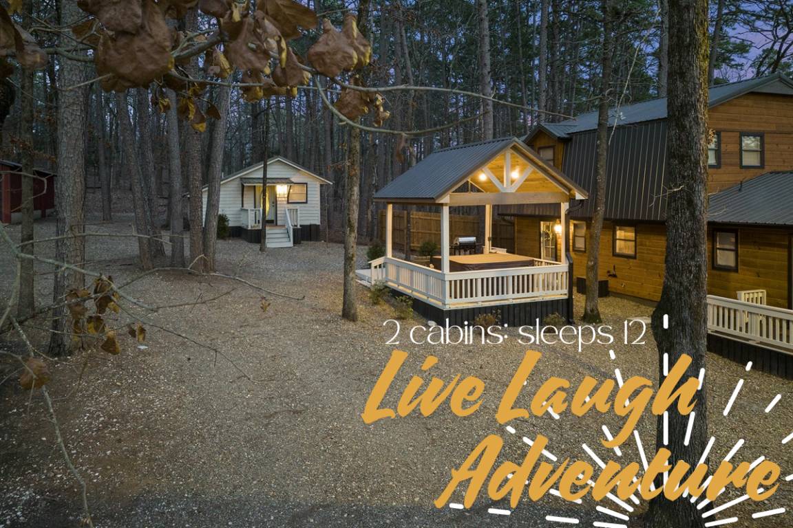 233 M² Cabin ∙ 5 Bedrooms ∙ 12 Guests - Broken Bow Lake, OK