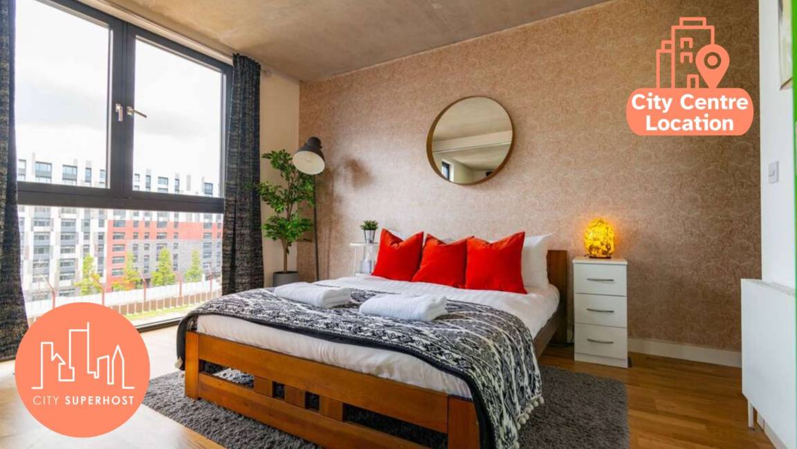 500 M² Apartment ∙ 1 Bedroom ∙ 4 Guests - Longsight - Manchester
