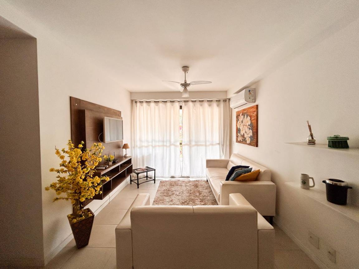 69 M² Apartamento ∙ 3 Quartos ∙ 6 Hóspedes - Recreio