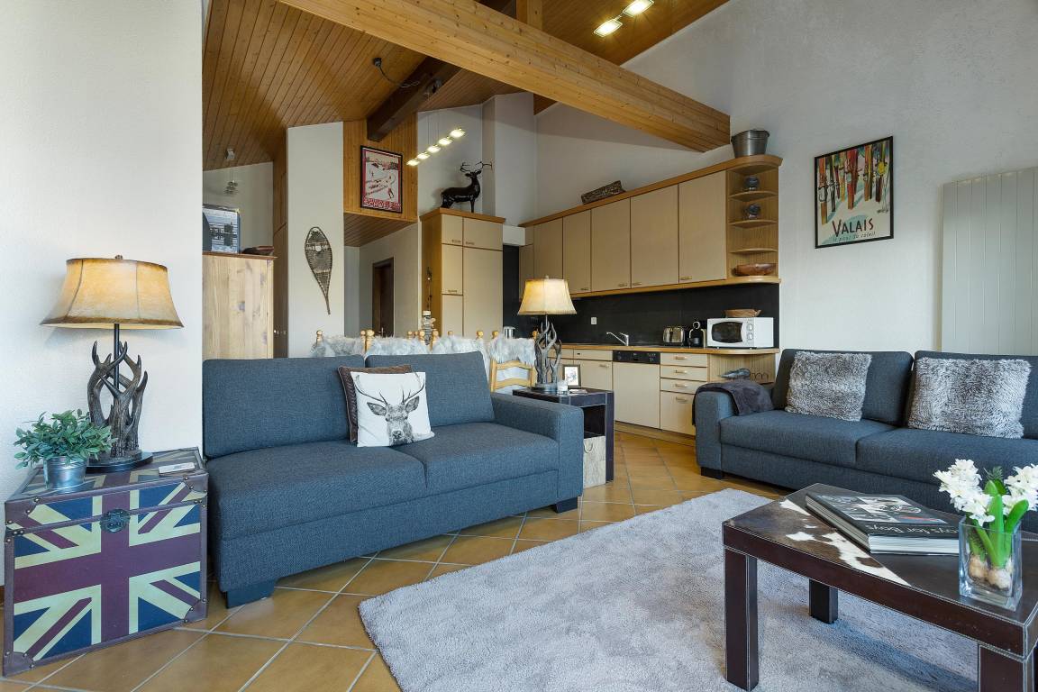110 M² Apartamento ∙ 3 Habitaciones ∙ 8 Huéspedes - Martigny