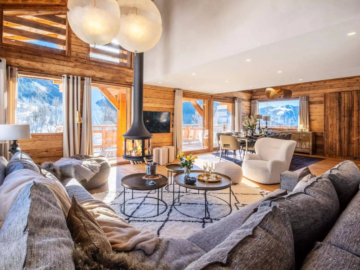 300 M² Chalet ∙ 5 Chambres ∙ 12 Personnes - La Clusaz