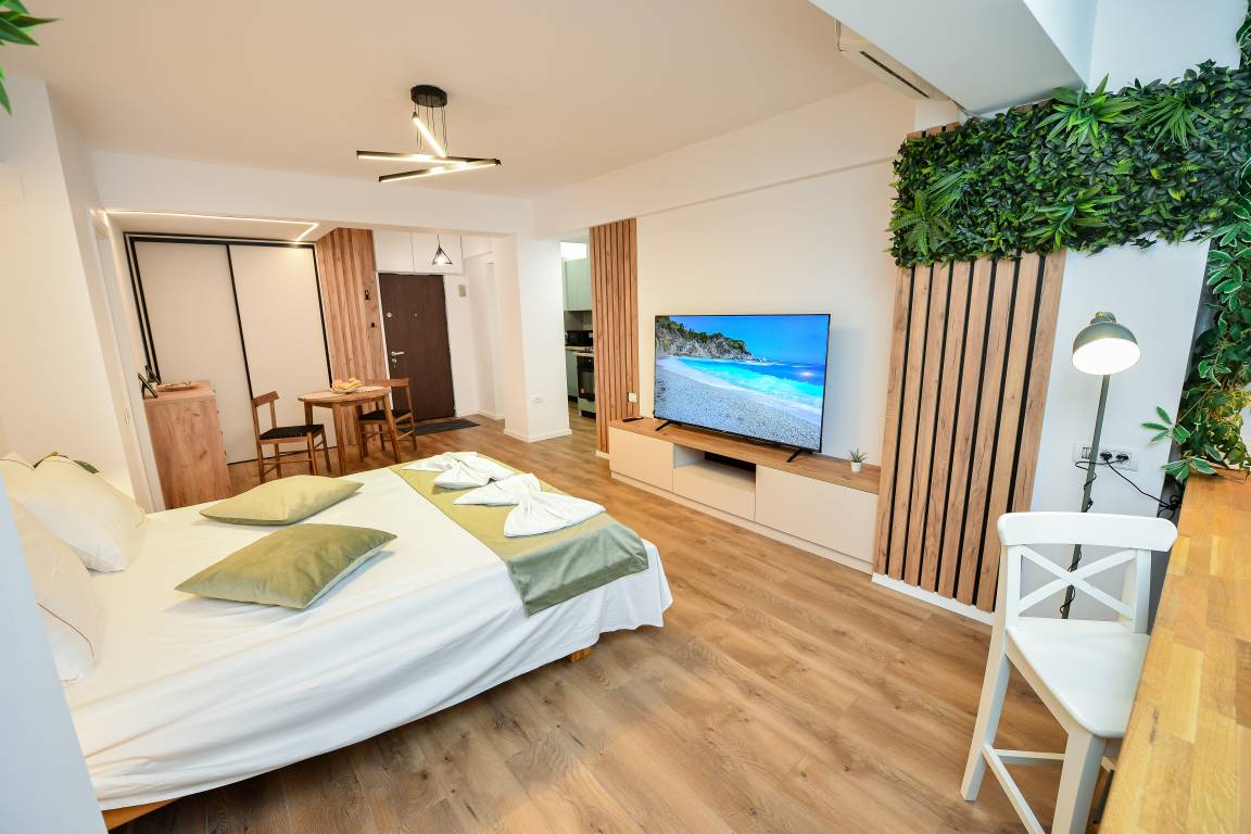 40 M² Studio Flat ∙ 1 Bedroom ∙ 2 Guests - Bucharest