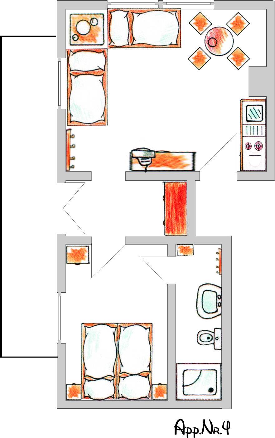 Ferienwohnung ∙ 1 Schlafzimmer ∙ 4 Gäste - Mariazell