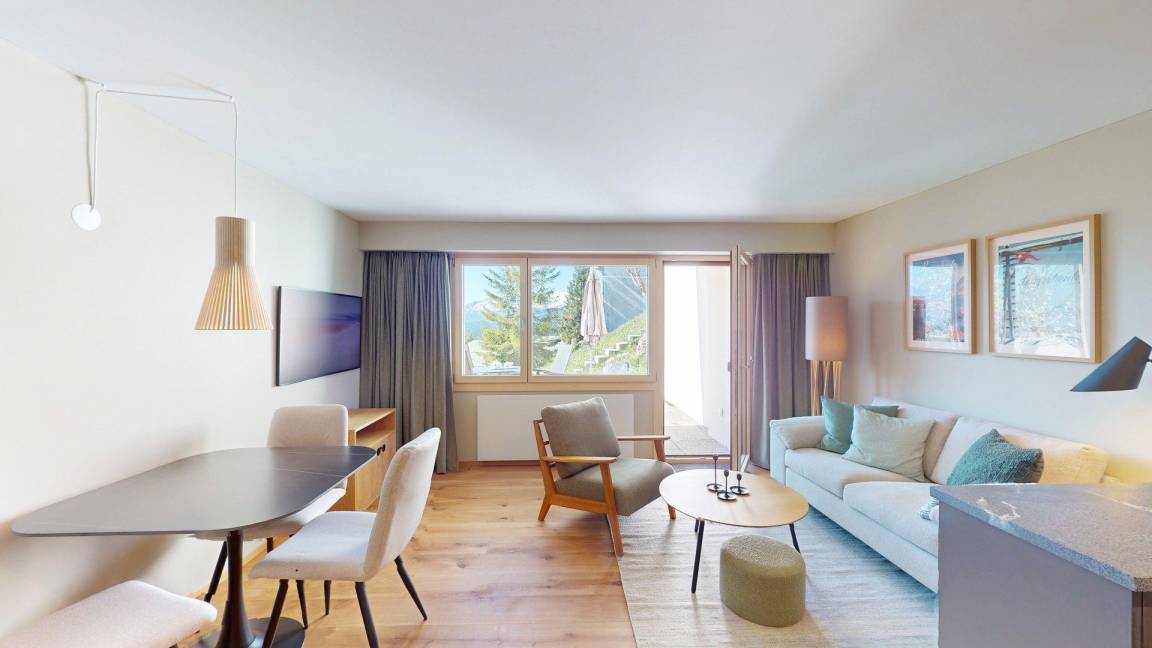 44 M² Ferienwohnung ∙ 1 Schlafzimmer ∙ 2 Gäste - Lenzerheide