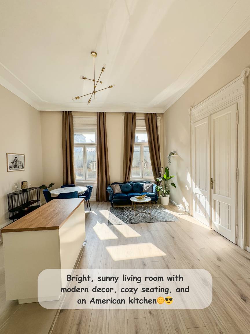 108 M² Apartment ∙ 3 Bedrooms ∙ 6 Guests - Budapest