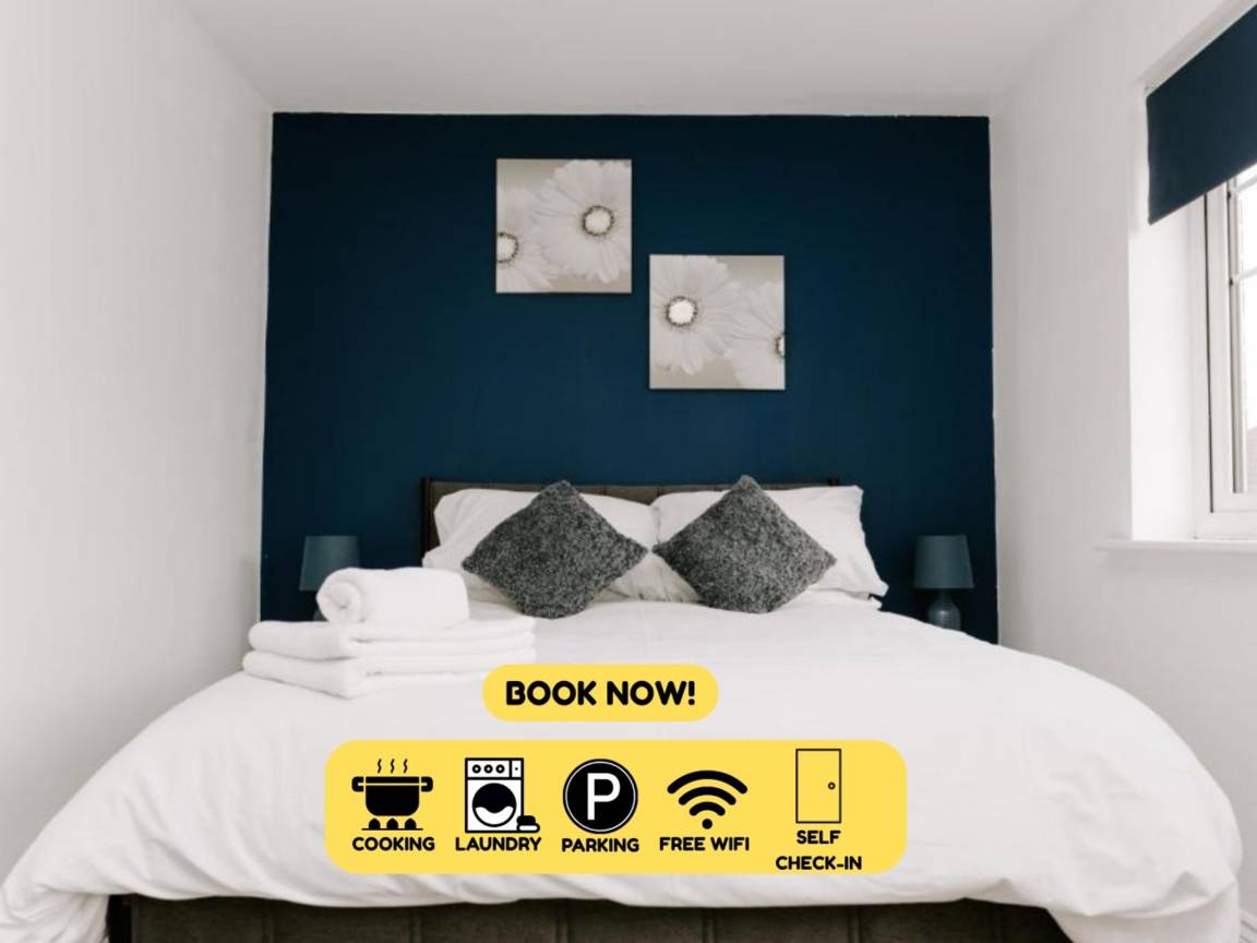 100 M² Apartamento ∙ 3 Habitaciones ∙ 7 Huéspedes - Hartlepool