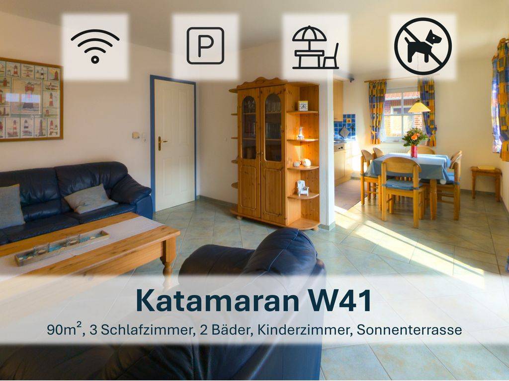 91 M² Holiday Park ∙ 3 Bedrooms ∙ 6 Guests - Butjadingen