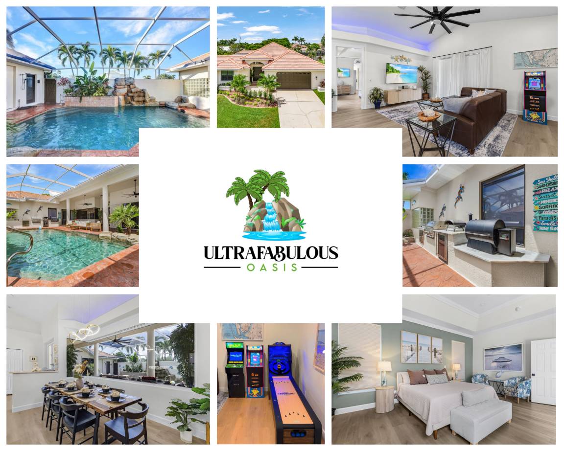 260 M² House ∙ 3 Bedrooms ∙ 5 Guests - Cape Coral, FL