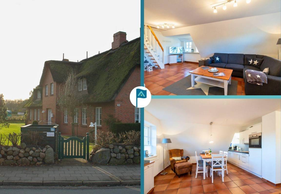 50 M² Apartamento ∙ 2 Quartos ∙ 4 Hóspedes - Amrum