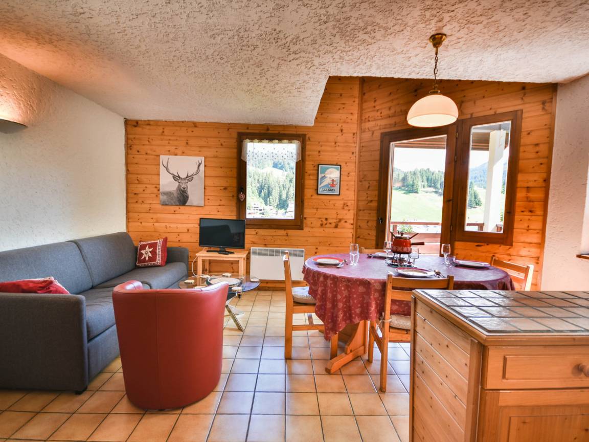 57 M² Ferienwohnung ∙ 3 Schlafzimmer ∙ 6 Gäste - Les Gets