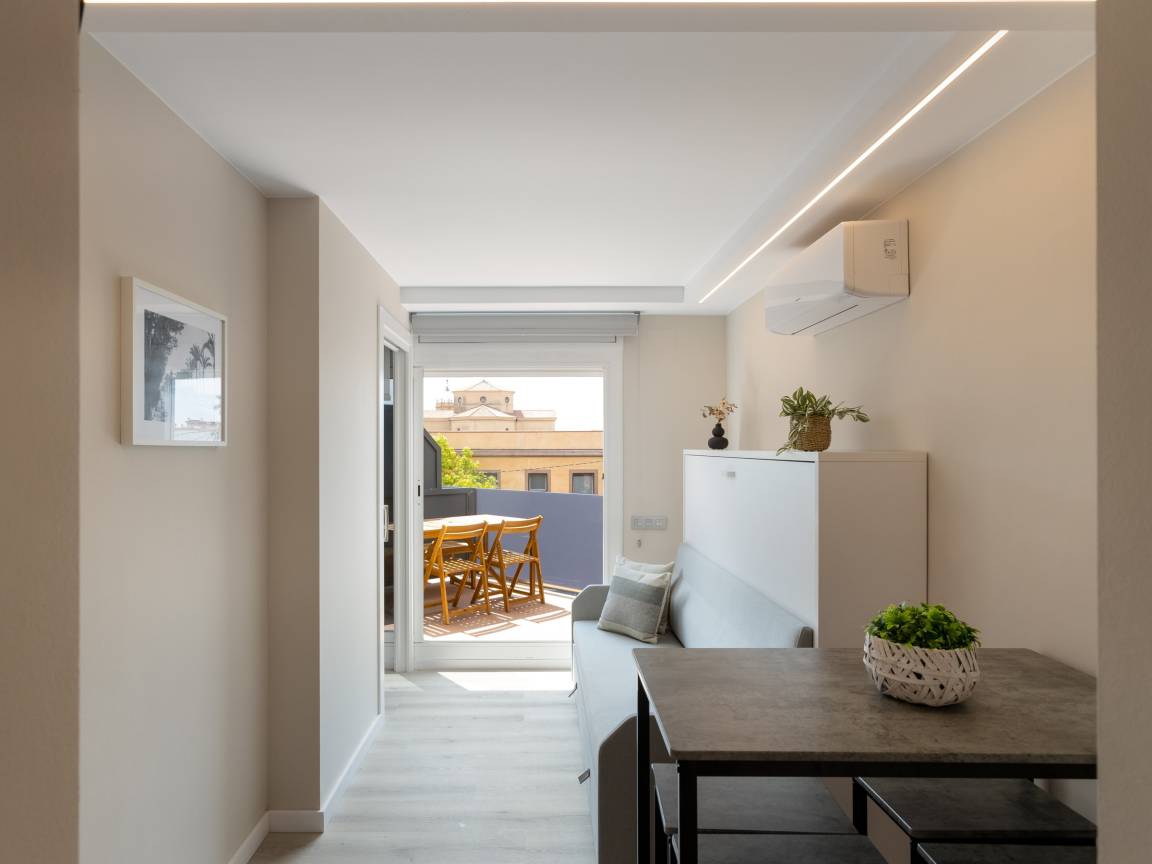 28 M² Apartamento ∙ 1 Habitación ∙ 3 Huéspedes - Argentona