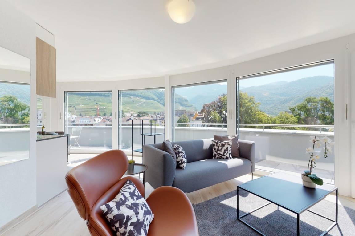 65 M² Ferienwohnung ∙ 2 Schlafzimmer ∙ 4 Gäste - Aigle