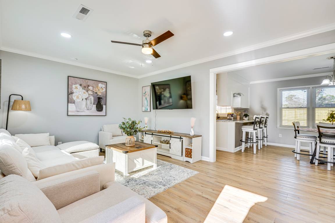 148 M² House ∙ 4 Bedrooms ∙ 7 Guests - Charleston Southern University, North Charleston